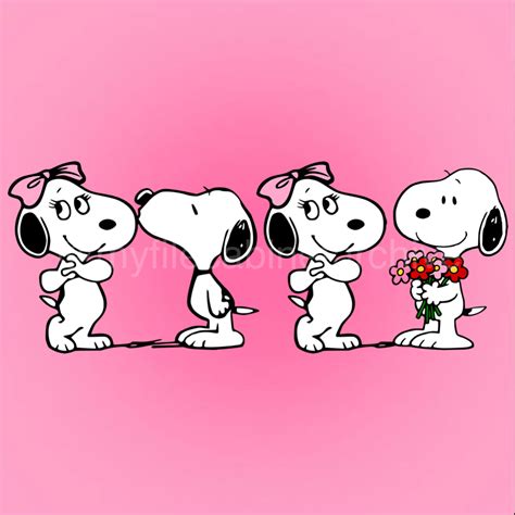 Snoopy And Fifi Couple 2 Svg Png My File Cabinet Archive