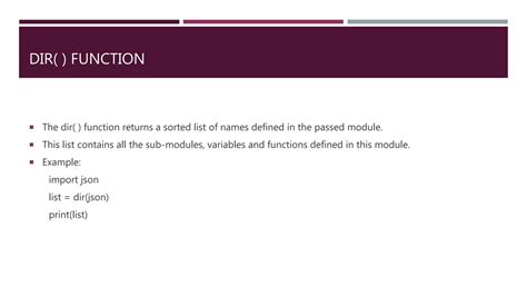 Modules In Python Programming Pptx