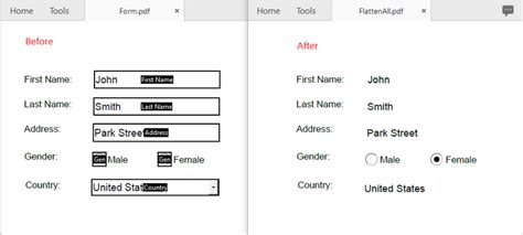Cvbnet Flatten Form Fields In Pdf