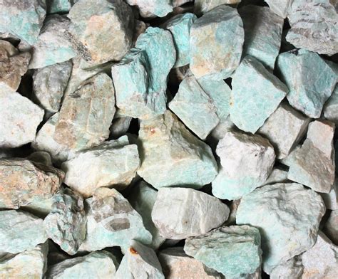 Amazonite Tumbling Rough Rocks From Brazil 1 2 Raw Crystals