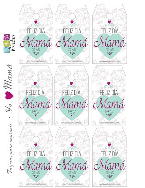 Dia De La Madre Tarjetas Para Imprimir