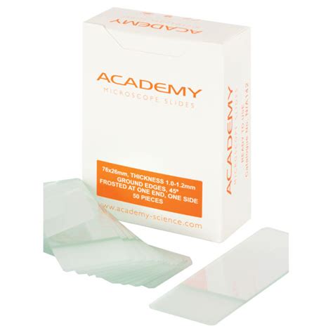Academy Microscope Slides Frosted One End Rapid Electronics