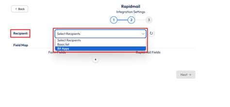 rapidmail integrations bit form