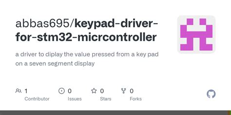 GitHub Abbas695 Keypad Driver For Stm32 Micrcontroller A Driver To