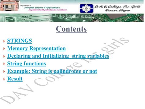 Ppt Strings In C Powerpoint Presentation Free Download Id9509121