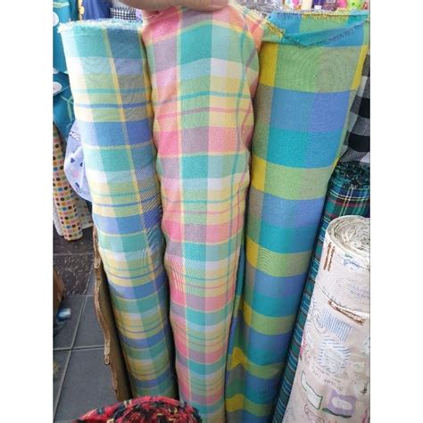 ผ้าลายสกอต ผ้าทอลายสกอต ผ้าตัดยูนิฟอร์ม กว้าง 110 115ซม Geniuszzgolf Thaipick