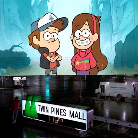 Pine Twins Twin Pines Back To The Future Rgravityfalls