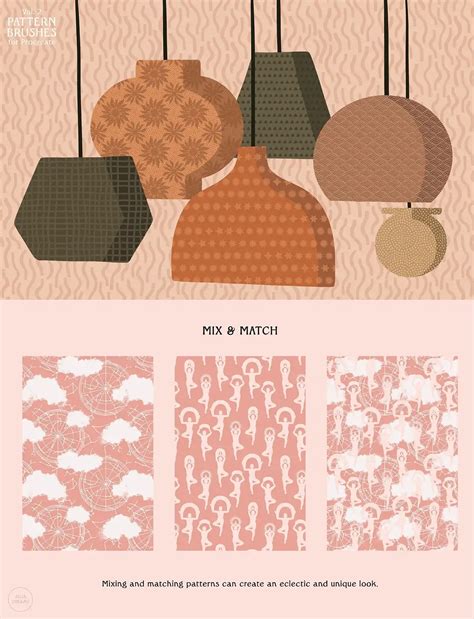 Pattern Brushes For Procreate Vol 2 Free Download