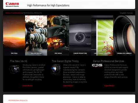 canon features our work skipjack php development cms devops laravel responsive web design