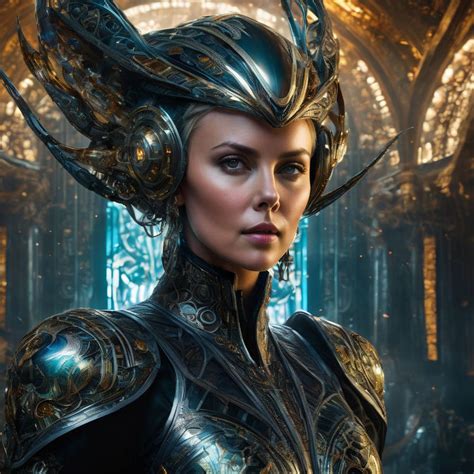 Charlize Theron Warrior By Frankklebhof On Deviantart