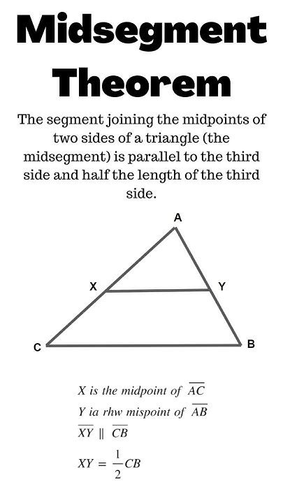 Midsegment Of A Triangle Youtube