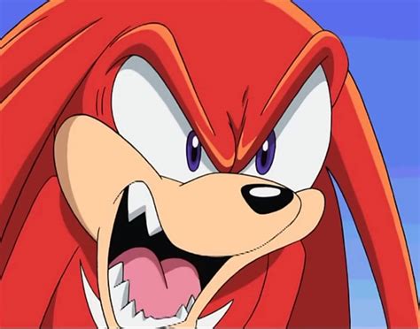 Angry Knuckles Sonic X 4 By Timj2005 On Deviantart