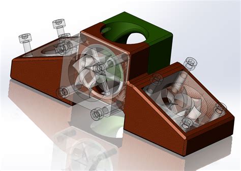 Kossel Delta Printer Fan Duct E3d V6 By Brian Zhang Download Free Stl