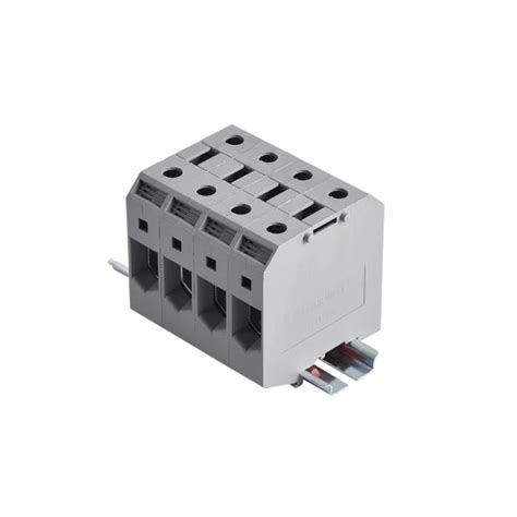 Linkwell 150a 1000v Din Rail Distribution Terminal Blocks 50 Mm2 Wire Connector Din Rail