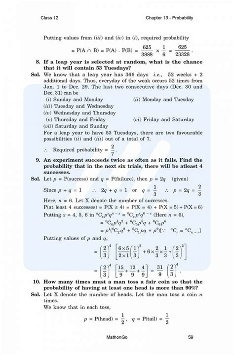 NCERT Solutions For Class Maths Chapter Miscellaneous MathonGo