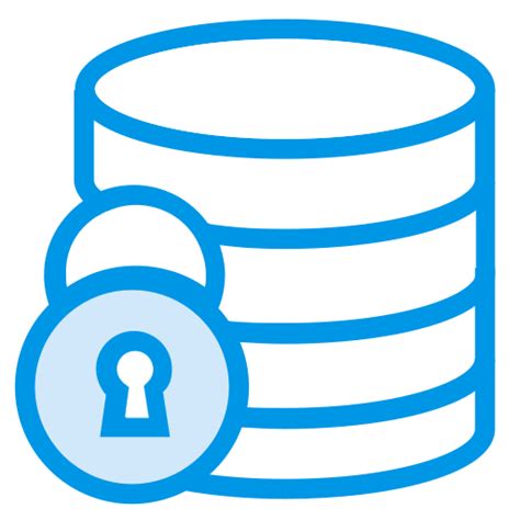 Database Lock Security Server Storage Icon Download On Iconfinder