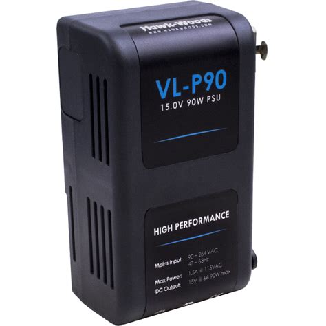 Hawk Woods 15v 90w Psu V Lok Camera Adapter V Mount Vl P90 Bandh