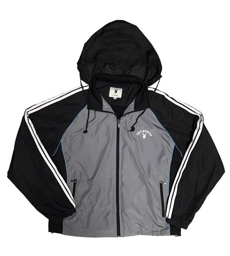 플레이보이 Y2k 고프코어 후드 집업 바람막이 져지 후루츠패밀리