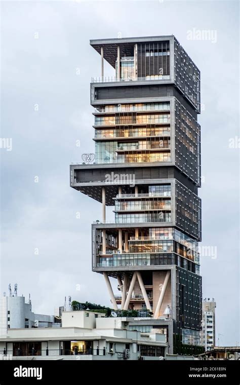 Antilia Mumbai Mukesh Ambani House Mukesh Ambani Is An Indian
