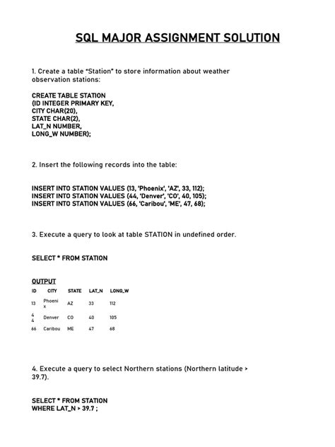 Sql Major Method 2 Pdf Statistics Sql