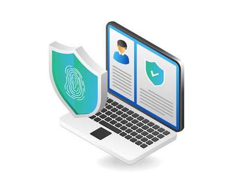 Premium Vector Isometric Flat 3d Illustration Concept Of Personal Data Account Security