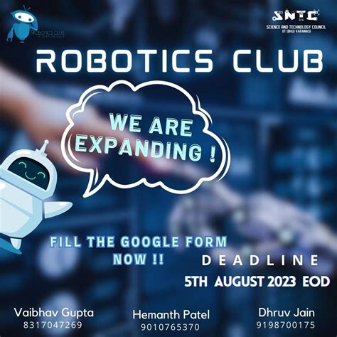 robotics club iit bhu varanasi on linkedin hey robo fans are you