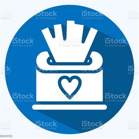 아이콘 냅킨 독감 기호에 적합합니다 긴 그림자 스타일 편집 가능한 간단한 디자인 디자인 템플릿 벡터 간단한 그림 가정 생활에 대한 스톡 벡터 아트 및 기타 이미지 Istock