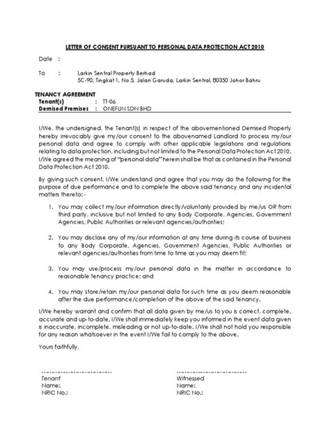Pdpa Consent Pdf