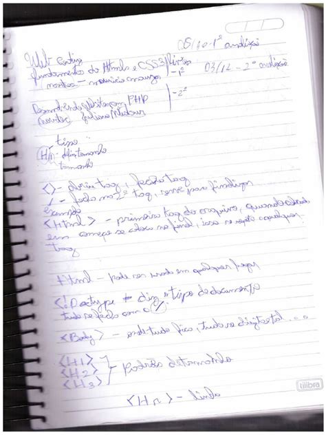 Anotação De Aula Web Coding 1 Pdf
