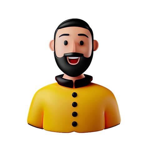 Beard 3d Rendering Icon Illustration 28566615 Png