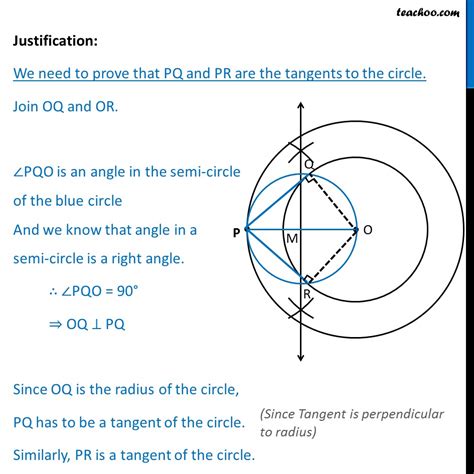 ex 11 2 2 construct a tangent to circle of radius 4 cm from point