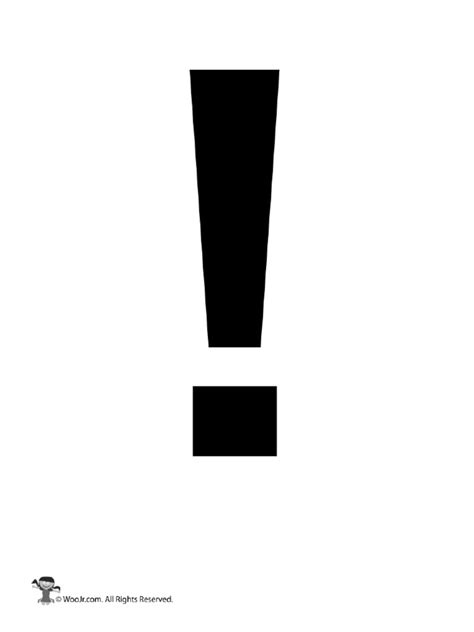Stencil Exclamation Mark Pdf