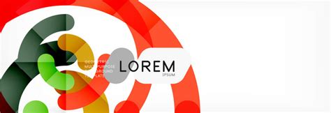 Round Linear Circle Shapes Background Royalty Free Vector