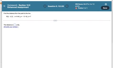 Solved Le O Homework Section 12 5 Enhanced Assignment
