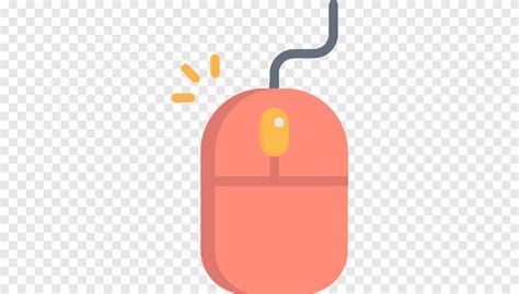 Computer Mouse Computer Icons Encapsulated Postscript Computer Mouse Electronics Orange Png
