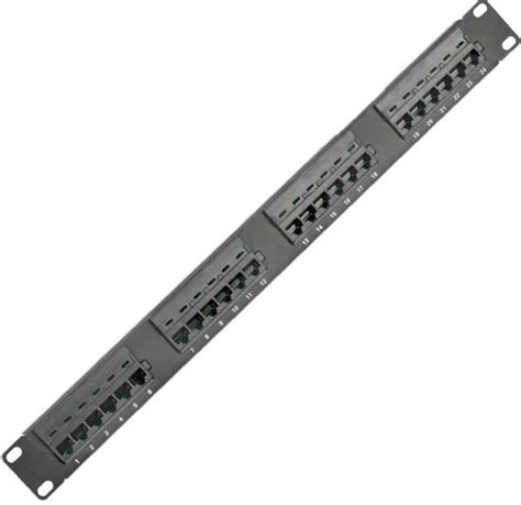 Patch Panel 24p Rj45 Cat6 1u 19 Poleg South Safe Compromisso Com O Cliente
