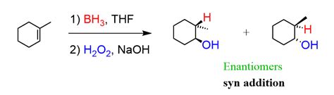 Hydroboration Oxidation Of Alkenes Chemistry Steps