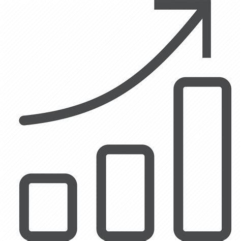 Bar Graph Positive Analytics Chart Growth Statistics Icon