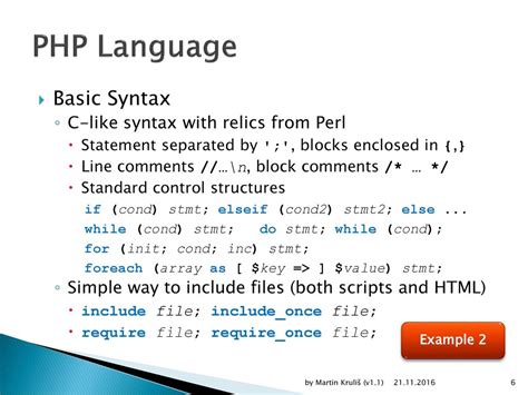 Introduction To Php Martin Kruliš By Martin Kruliš V11 Ppt Download