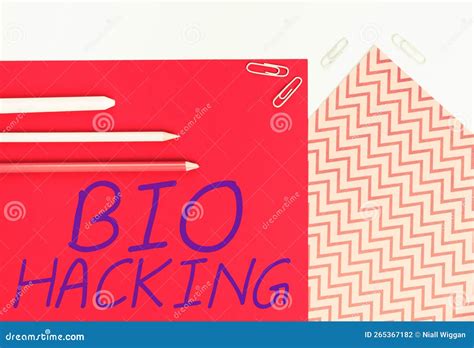 Text Showing Inspiration Bio Hacking Concept Meaning Exploiting