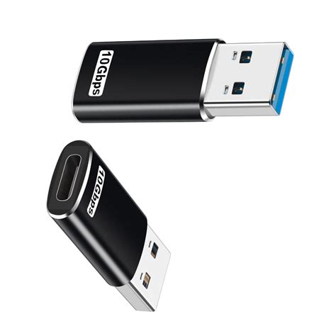 KUFptva Gbps Type C To USB Adapter Enables Fast Data Transfer And Power Delivery With