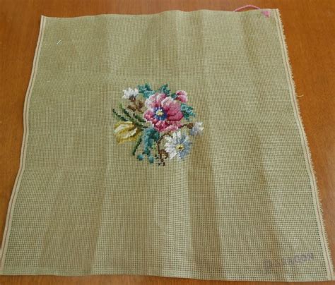Vintage Roses Needlepoint Canvas
