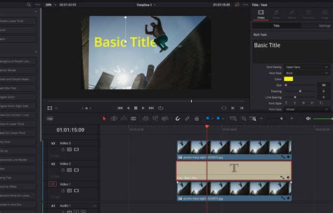 Text Behind Person Or Moving Objects Davinci Resolve 3 Methods