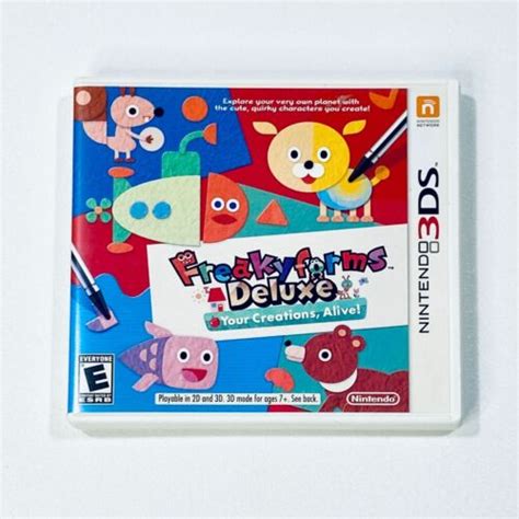 Freakyforms Deluxe Your Creations Alive Nintendo 3ds 2012 Cib Htf Rare 45496742287 Ebay