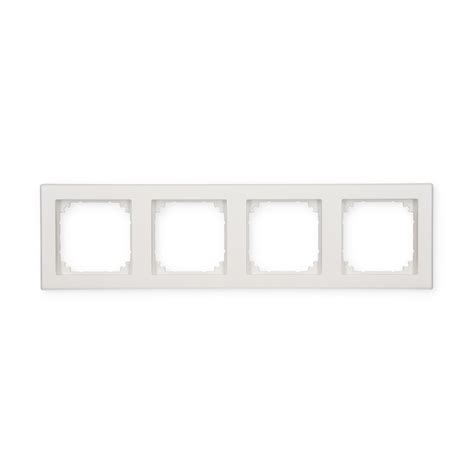 Merten 484419 Rahmen M Smart 4fach Polarweiß Matt Elektroshop Wagner