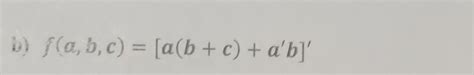 Solved 16 Points Simplify The Following Functions To The