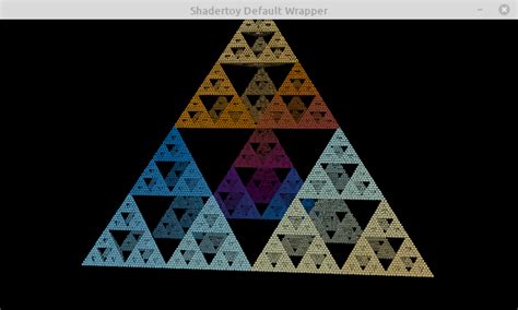 Recursive Sierpinski Triangle Just A Bit Of Fun Gallery Processing Community Forum