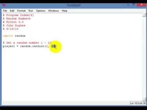 Python Programming Tutorial Random Numbers YouTube