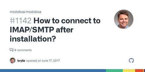 how to connect to imap smtp after installation · issue 1142 · modoboa