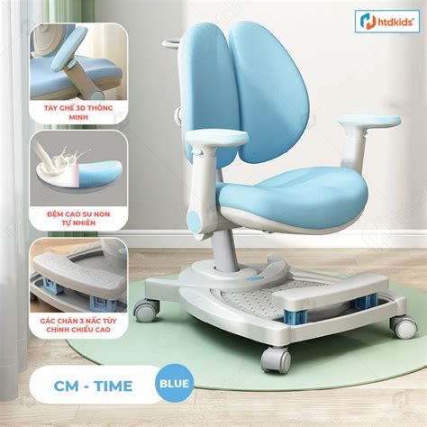 Ghế học sinh chống gù lưng cho trẻ phiên bản 5D cao cấp CMTIME